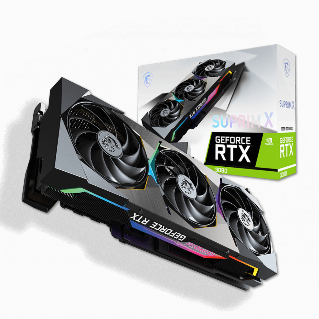MSI GEFORCE RTX 3080 SUPRIM X 12GB GDDR6X LHR (การ์ดจอ) – NextStep Reborn