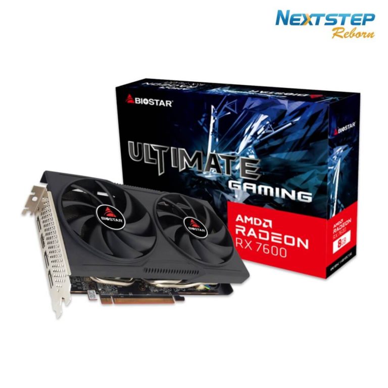 Biostar AMD Radeon RX 7600 Ultimate 8GB GDDR6 128bit (การ์ดจอ ...